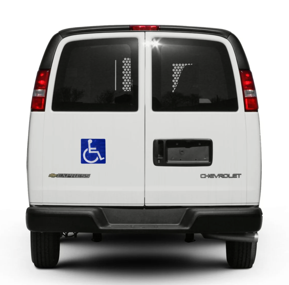 Handicap Sticker Label 14cm x 14cm for Personal Mobility Device PMD ...