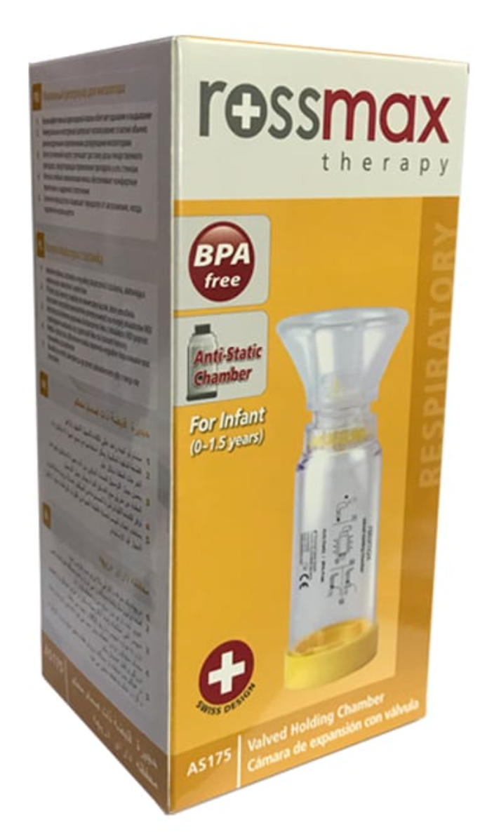 RossMax Anti-Static Valve Holding Chamber [For Infant, Child, Adult ...