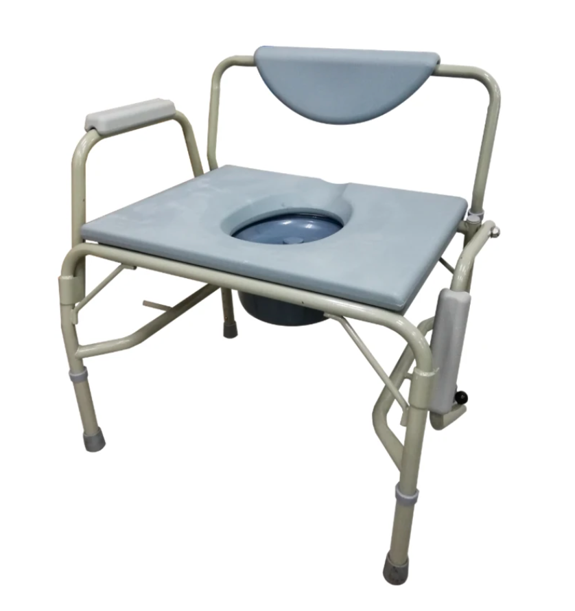 Height Adjustable Stationary Bariatric Toilet Commode Chair – MEDPRO ...