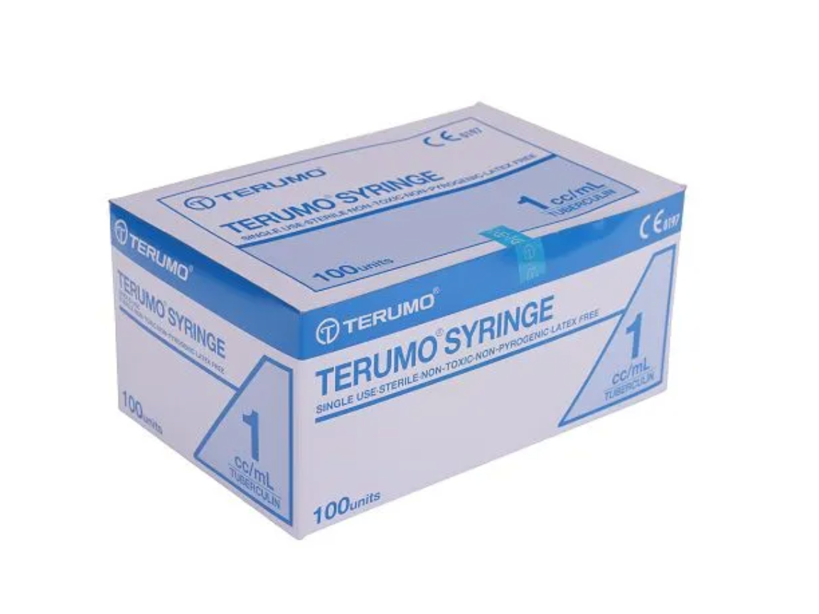 TERUMO Disposable Syringe 1cc/1ml 100pcs/box – MEDPRO™ Medical Supplies